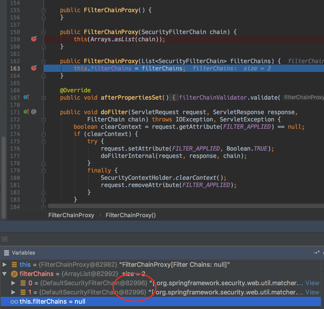 Duplicated filterChain when overriding beans · Issue #6720 · spring-projects/spring-security ...