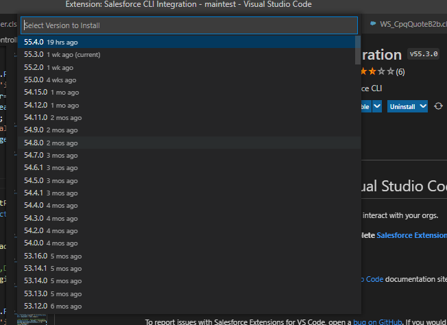 [Known Issue with Release 55.4.0] Not able to deploy or retrieve source ...
