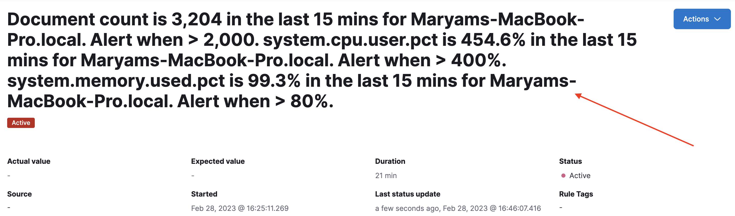 [AO] Alert details page - Adjust title for metric threshold, logs and apm latency. · Issue ...