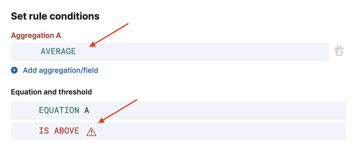[Custom threshold rule] Using similar invalid color and style in aggregation and threshold ...