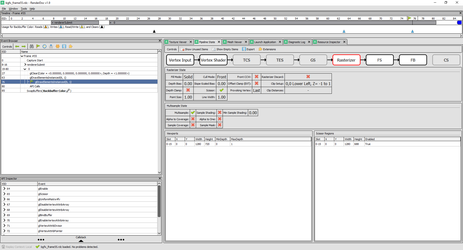 setScissor not working correctly on Vulkan/DirectX12 · Issue #2240 · bkaradzic/bgfx · GitHub