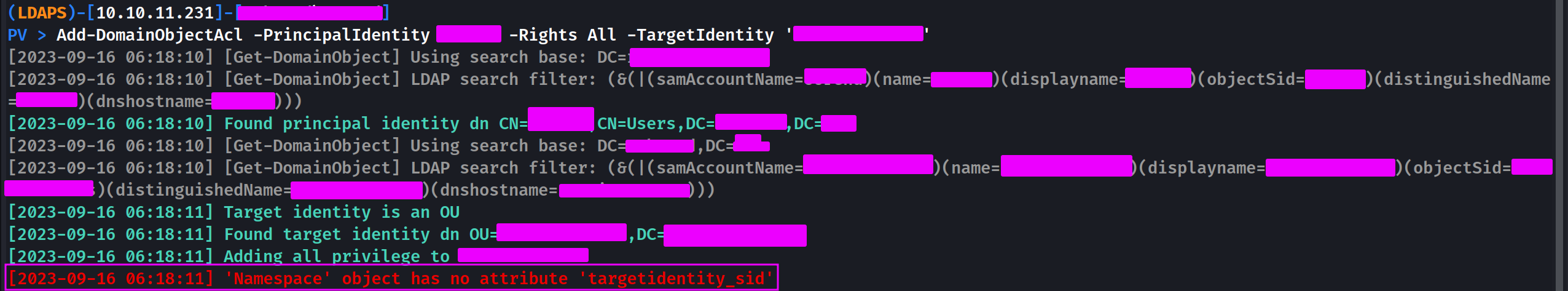 Possibility of ACE inheritence/Editing DACLs · Issue #66 · aniqfakhrul/powerview.py · GitHub
