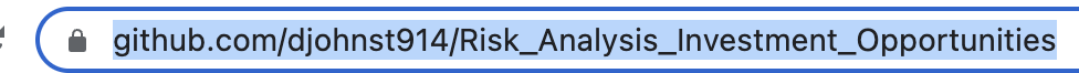 GitHub - djohnst914/Risk_Analysis_Investment_Opportunities: Determined the fund/portfolio with ...