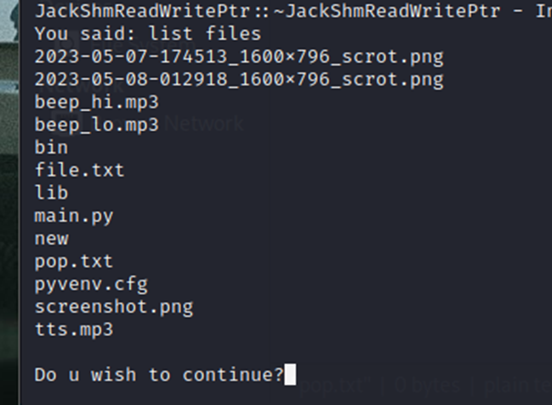 GitHub - k213568/Voice-Controller-Shell