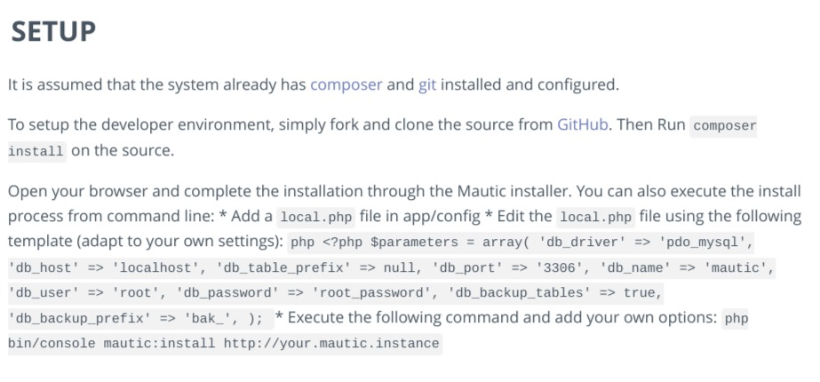 Manual install process looks wrong online · Issue #207 · mautic/developer-documentation · GitHub