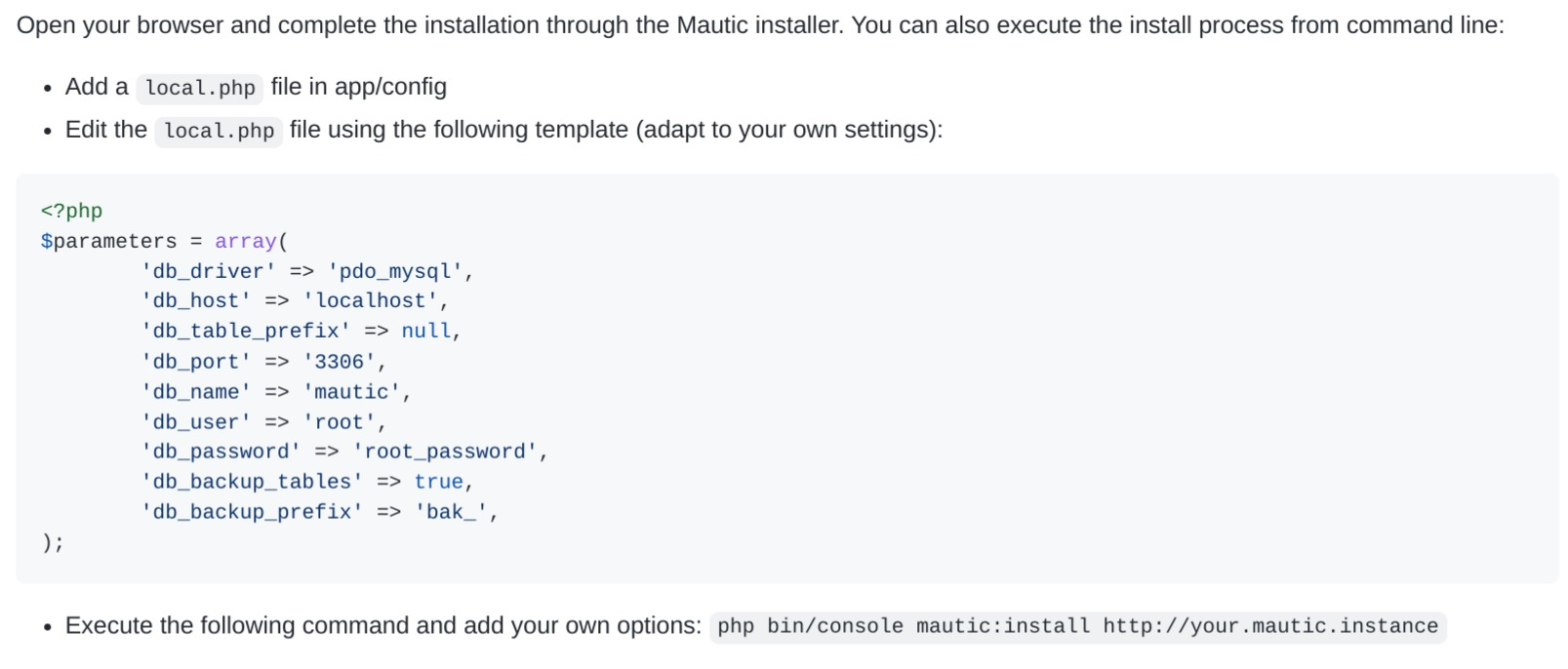 Manual install process looks wrong online · Issue #207 · mautic/developer-documentation · GitHub