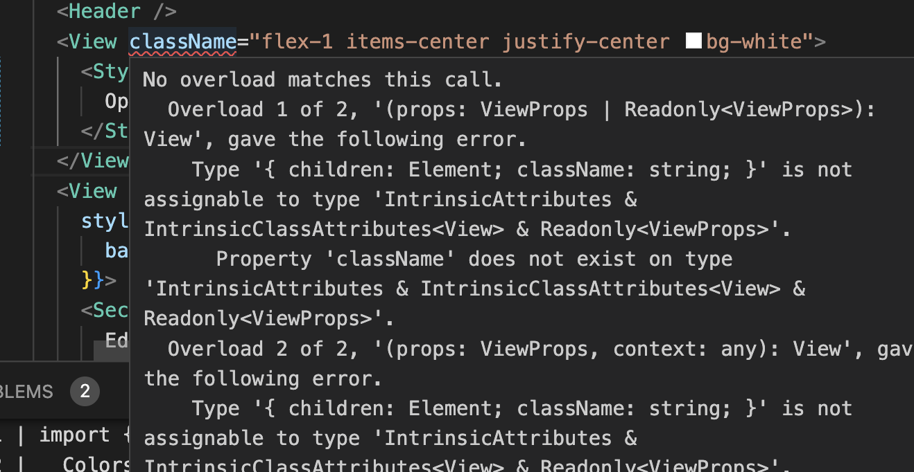 How to get autocomplete in VSCode for `className`? · nativewind nativewind · Discussion #415 ...