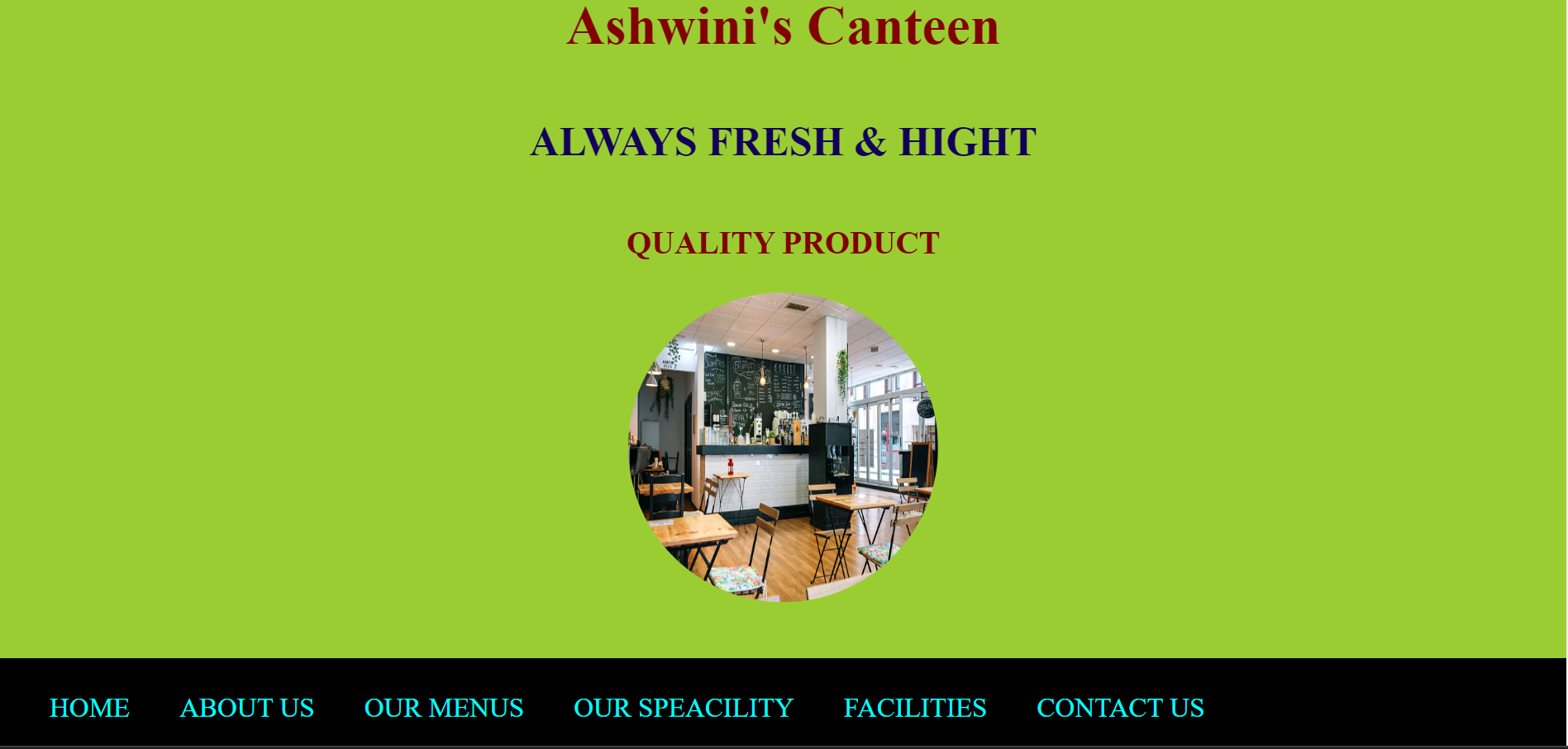 GitHub - iamashwinikoli/canteen-website: This is my canteen website project