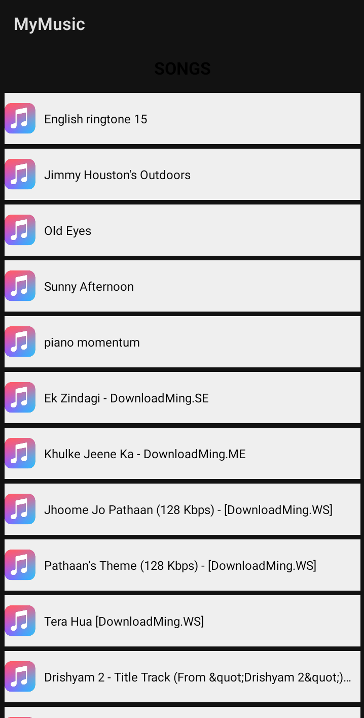 GitHub - shriyafale1403/MusicPlayer