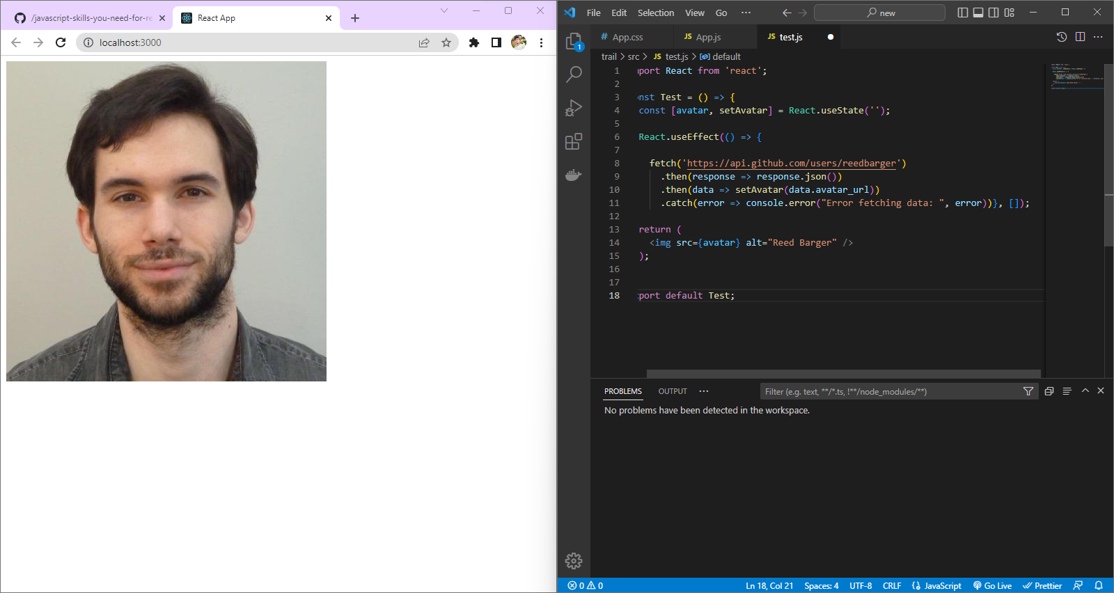 /javascript-skills-you-need-for-react-practical-examples/ - .catch() code is missing 2nd closing ...
