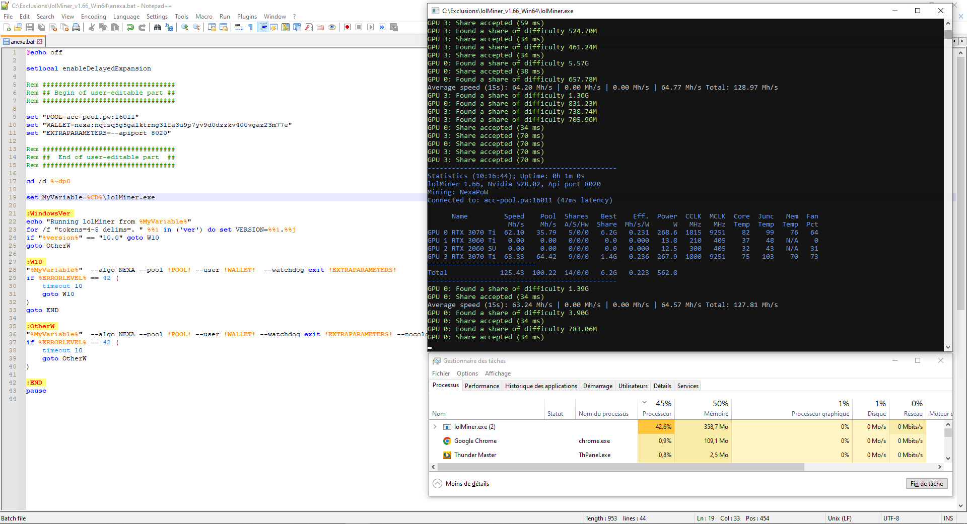 V166windows10 Only 24 Gpus Works And Cpu Consommation · Issue 1834 · Lolliedieblolminer 