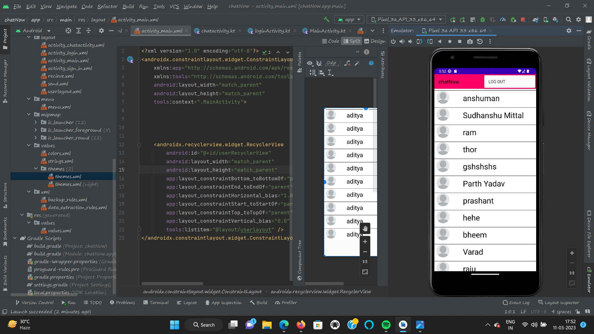 Github Adityaat2810 Chatnow This Is A Chat Application