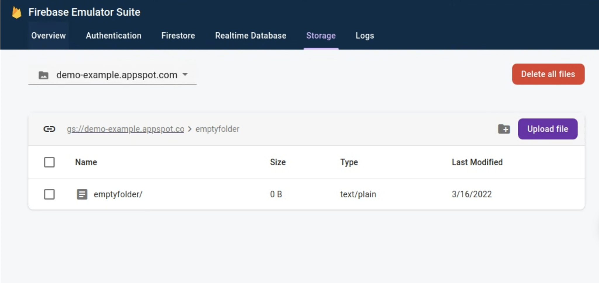 Storage Emulator UI Should Filter Out Zero byte Folder Placeholders Issue 728 Firebase 