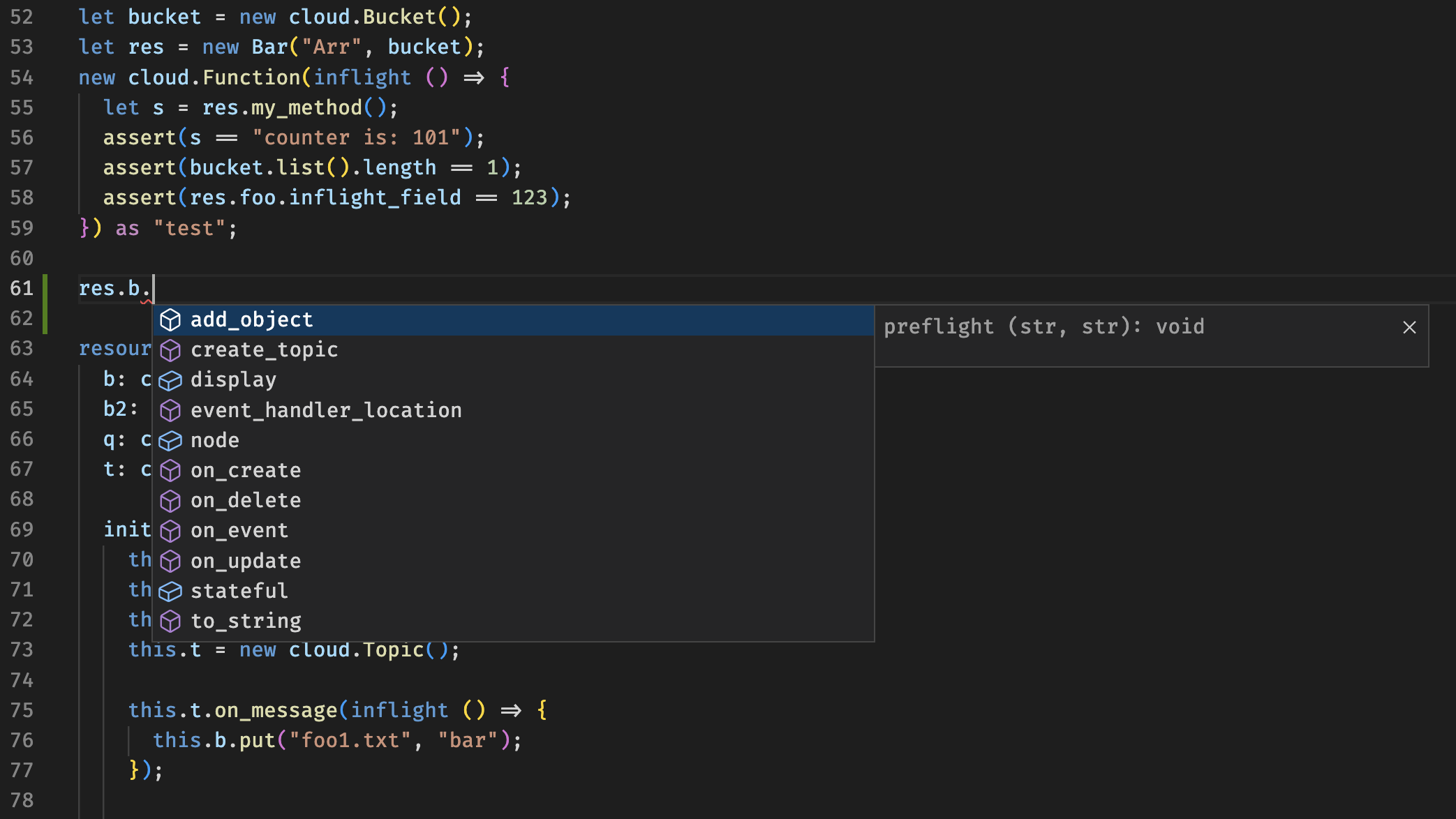 Ide Dot Completions Are Not Working As Expected In Expressions · Issue 2025 · Winglangwing 