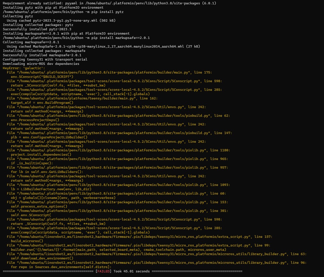 Issue while uploading firmware into teensy · Issue #37 · linorobot/linorobot2_hardware · GitHub