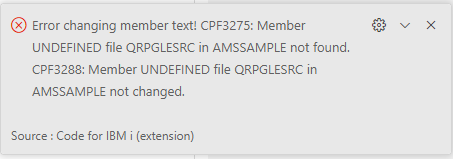 I can't update a member text · Issue #1245 · codefori/vscode-ibmi · GitHub