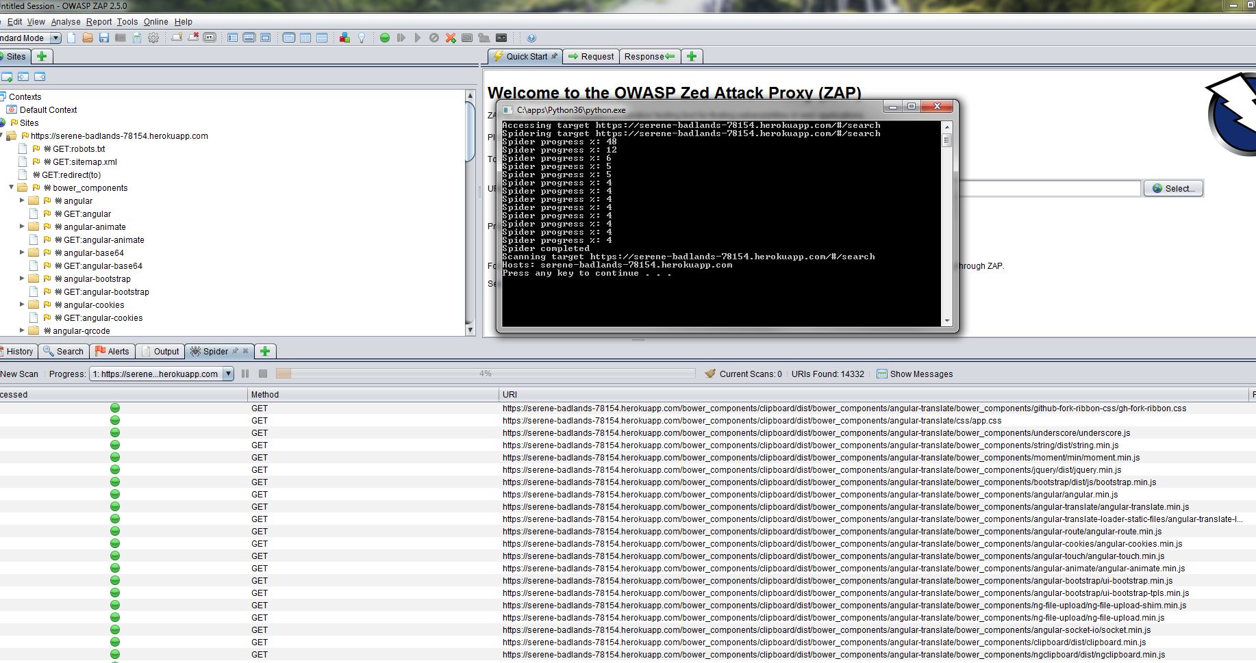 Infinite loop with Spider · Issue #4084 · zaproxy/zaproxy · GitHub