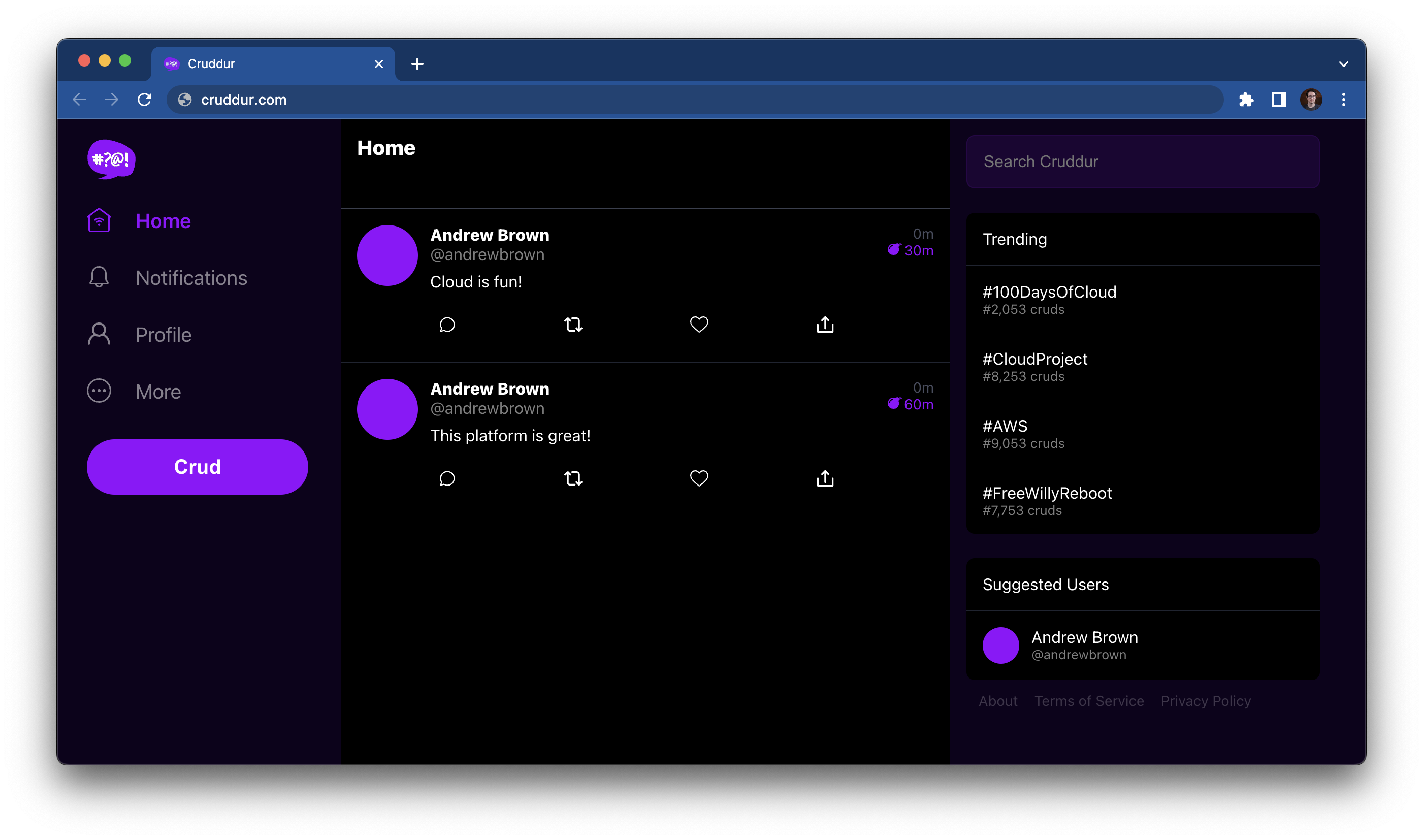 GitHub - ash-codess/aws-bootcamp-cruddur-2023