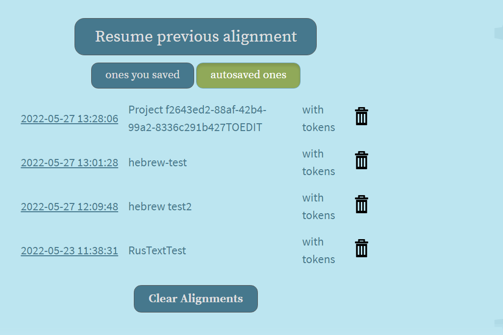 Update alignment list rendering · Issue #817 · alpheios-project/alignment-editor-new · GitHub