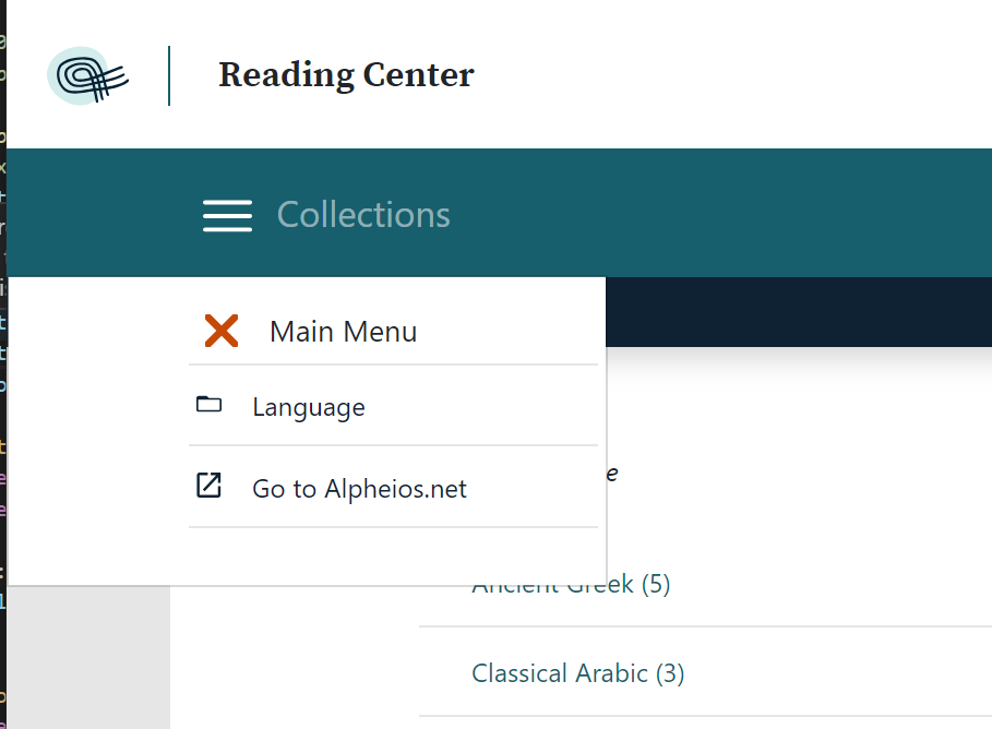 style dropdown menu · Issue #76 · alpheios-project/alpheios_nemo_ui · GitHub