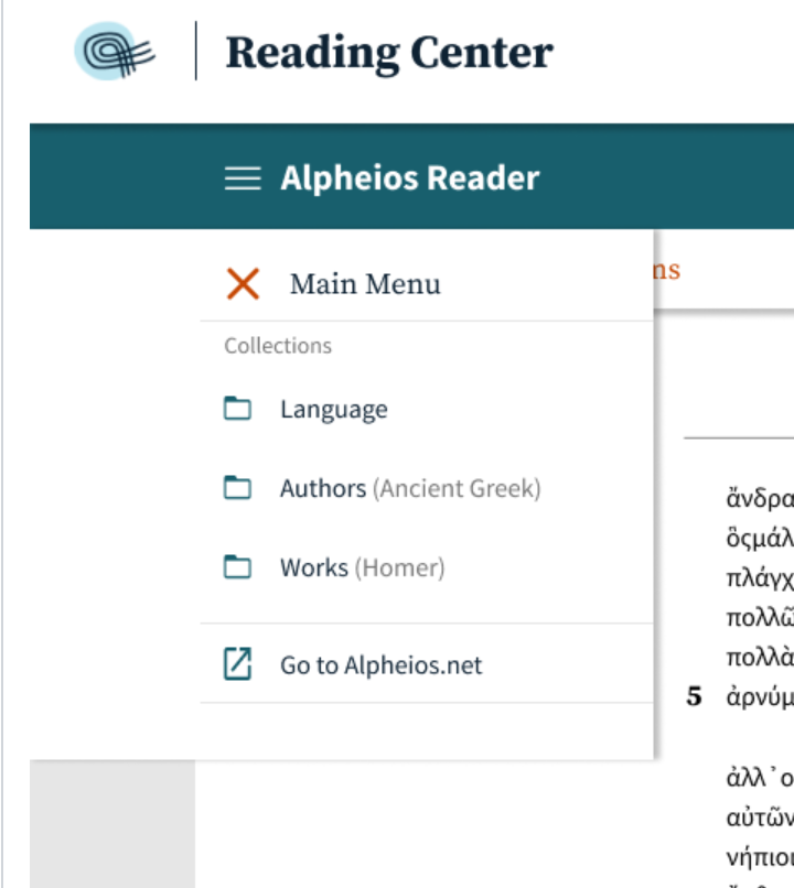 style dropdown menu · Issue #76 · alpheios-project/alpheios_nemo_ui · GitHub