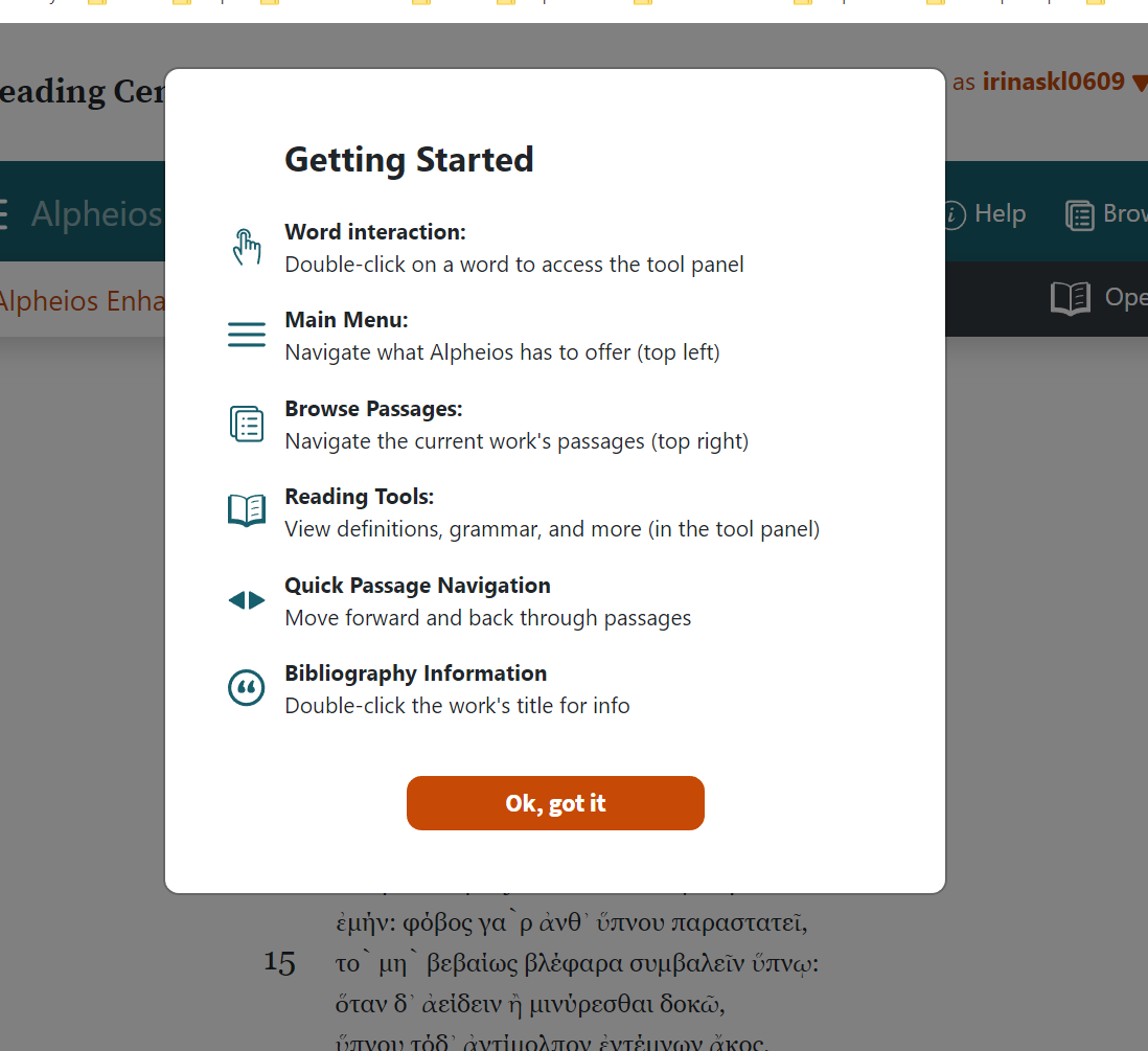 need to update the Help (Getting Started) for mobile · Issue #119 · alpheios-project/alpheios ...