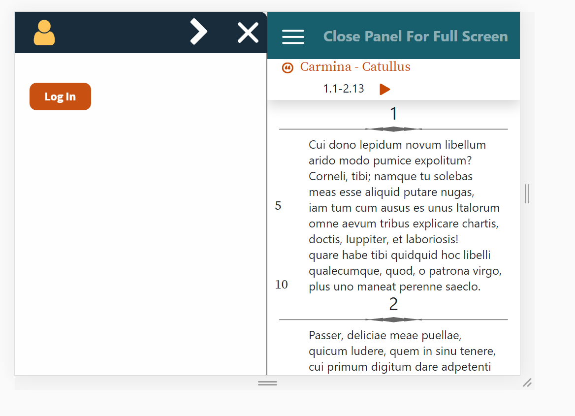 Mobile Modify Navbar When In Landscape With Alpheios Panel Open · Issue 158 · Alpheios