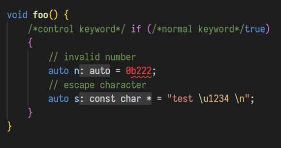 [semantic highlight] Add basic language tokens · Issue #1115 · clangd/clangd · GitHub