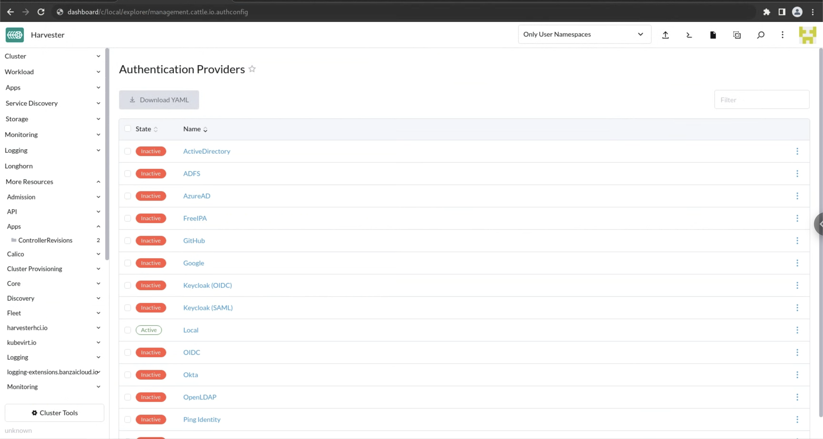 Question How To Configure Adfs Auth Provider Without Integrating With Rancher · Issue 3465