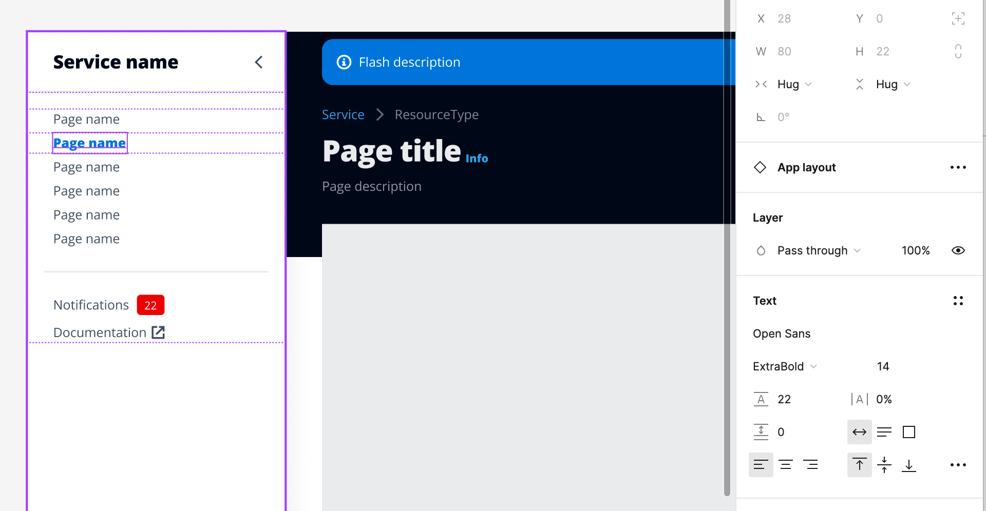 Highlighted link on side navigation is not attached to font style · Issue #695 · cloudscape ...