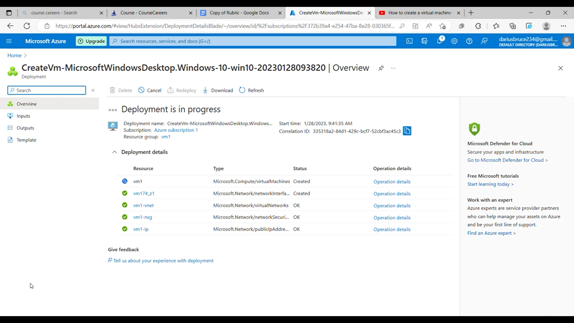 GitHub - slim10171/Microsoft-Azure-Creating-A-virtural-Machine