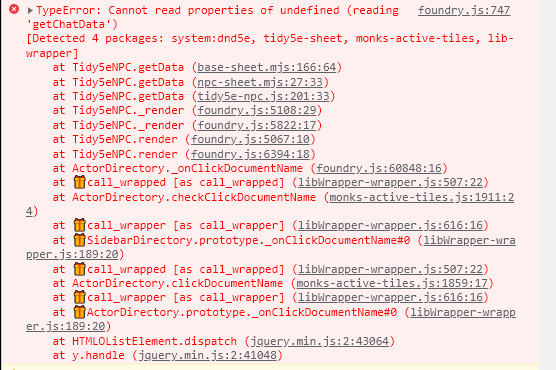 Deleting spell locks NPC sheet in 0.8.8 · Issue #644 · sdenec/tidy5e-sheet · GitHub