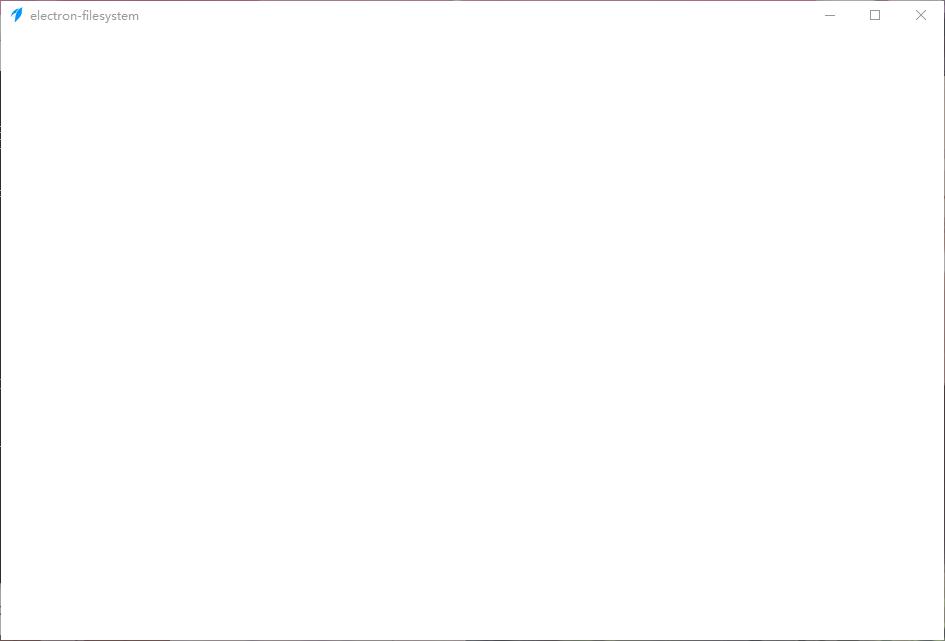 使用率有问题和打包的问题 · Issue #1 · k-water/electron-filesystem · GitHub