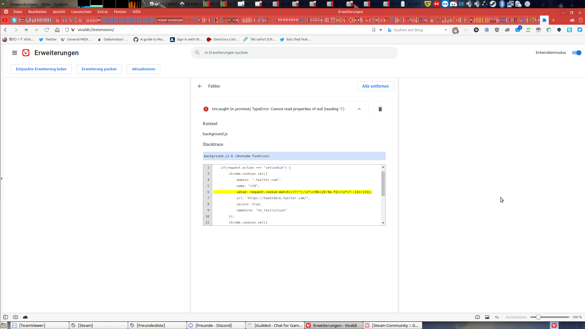 Tweetdeck doesn't load · Issue #4 · dimdenGD/OldTweetDeck · GitHub