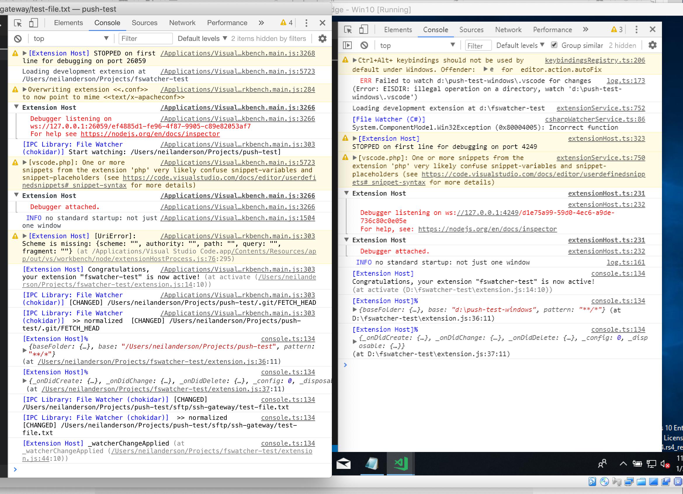 createFileSystemWatcher potentially not working properly in Windows? · Issue #67172 · microsoft ...