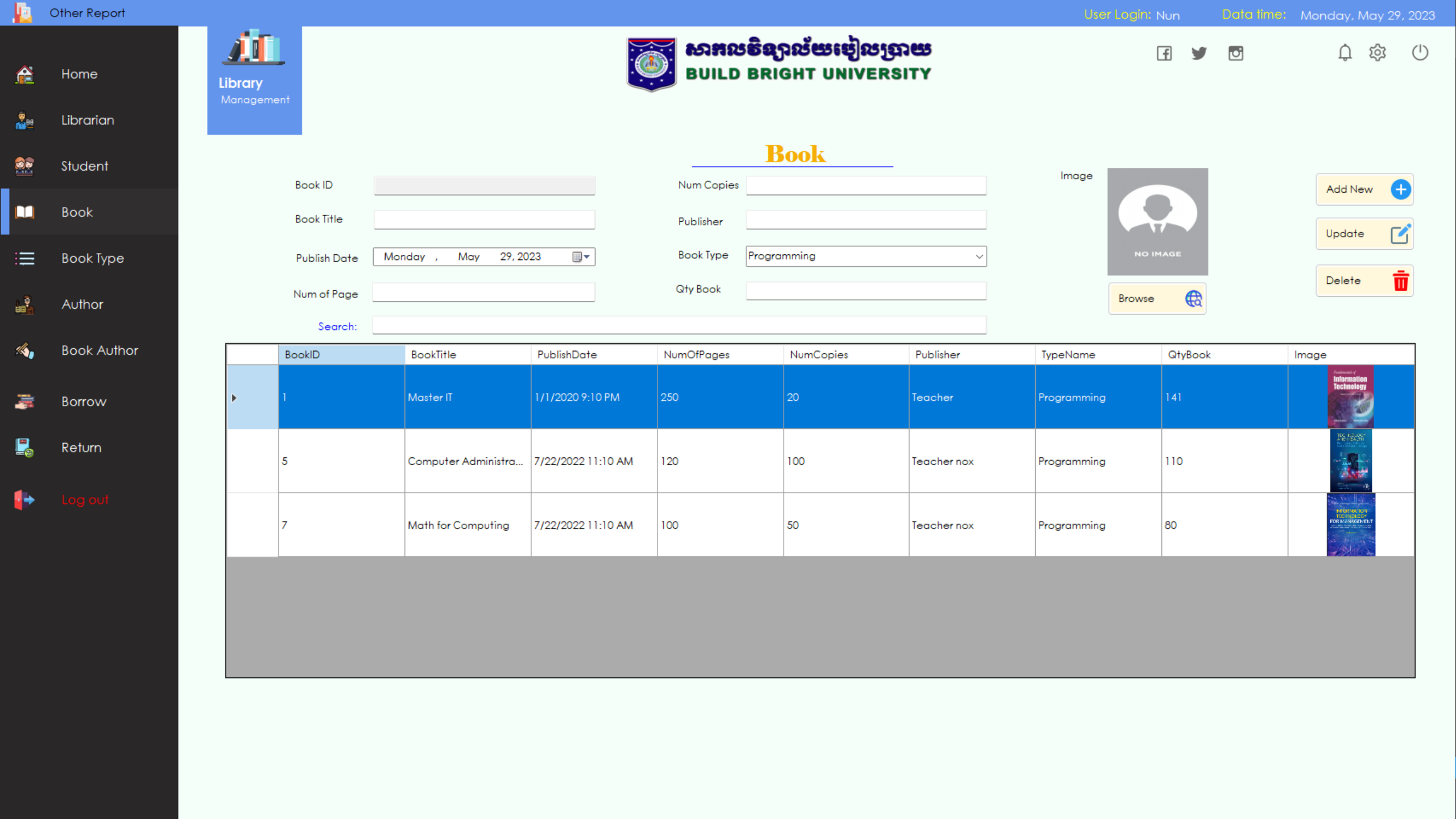 GitHub - TreanChhanon/Library-Management-System: Owner : Trean Chhanon