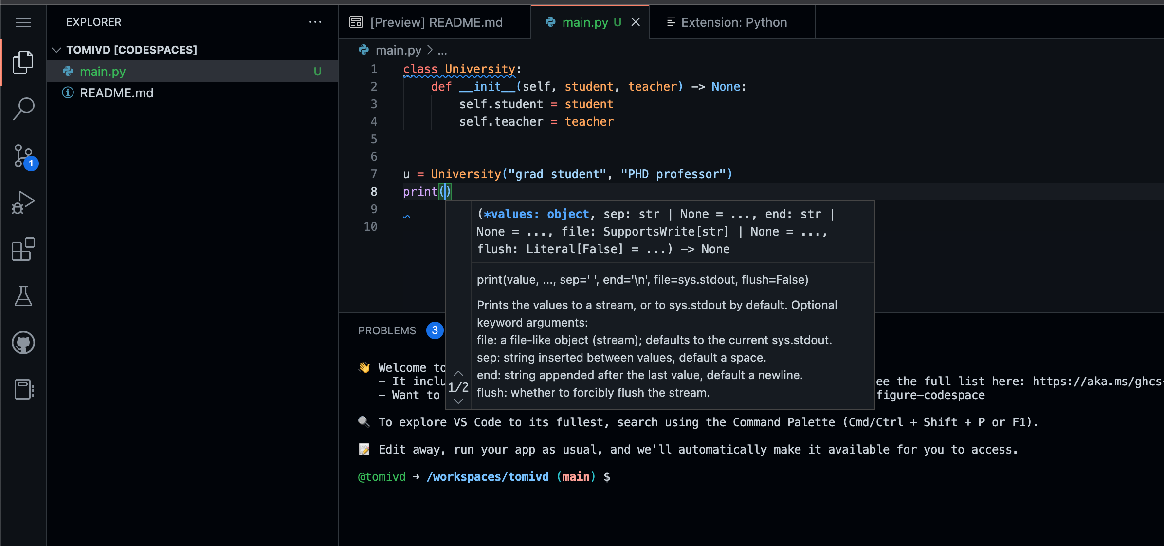 Ok, so I am using Codespaces, why am I not seeing predictions · community · Discussion #45685 ...