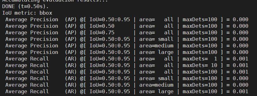 The custom dataset always training result closet 0. · Issue #84 ...