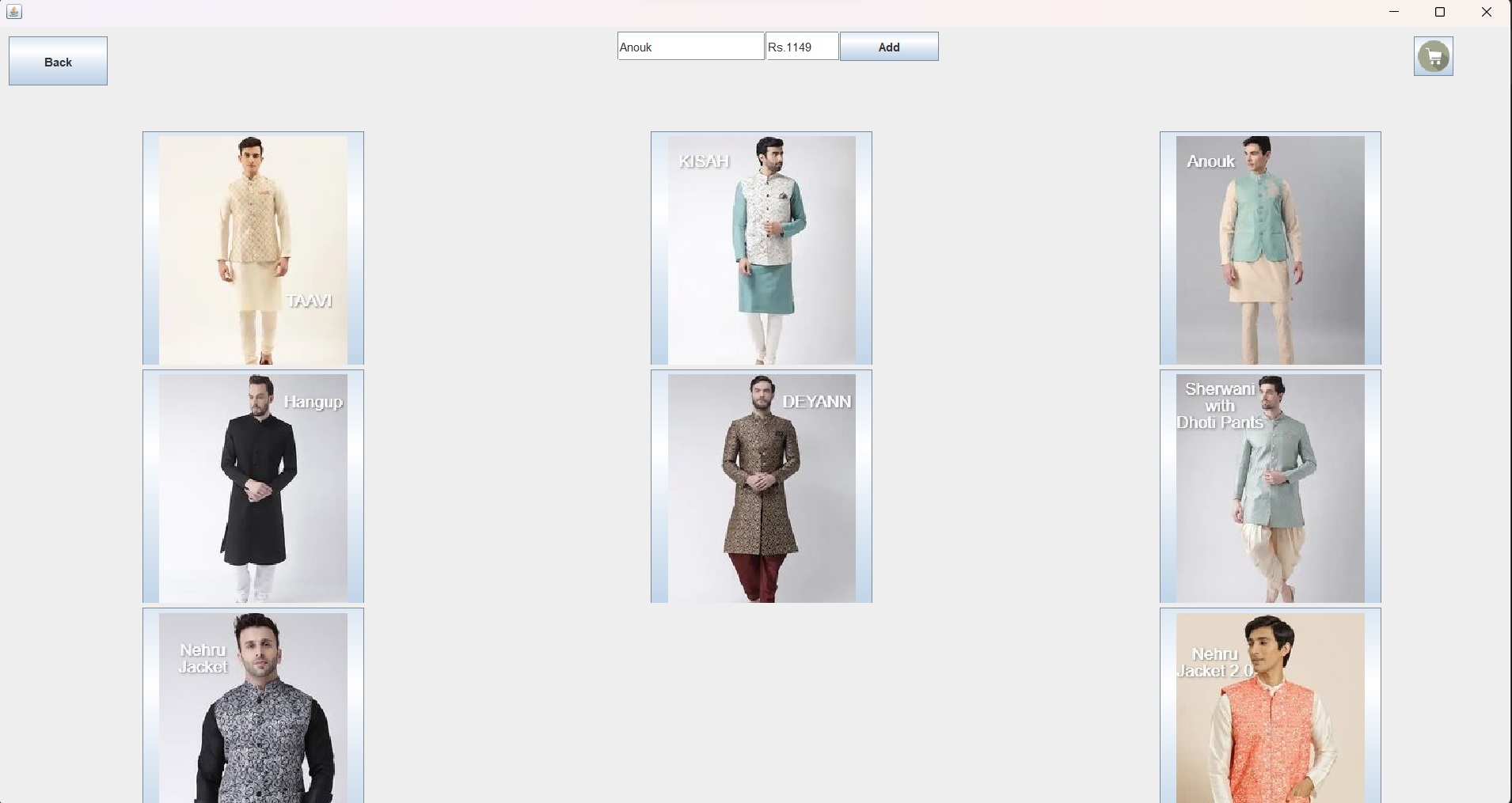 GitHub - XeHunter/Clothing-Store: I created this clothing store application using java swing.