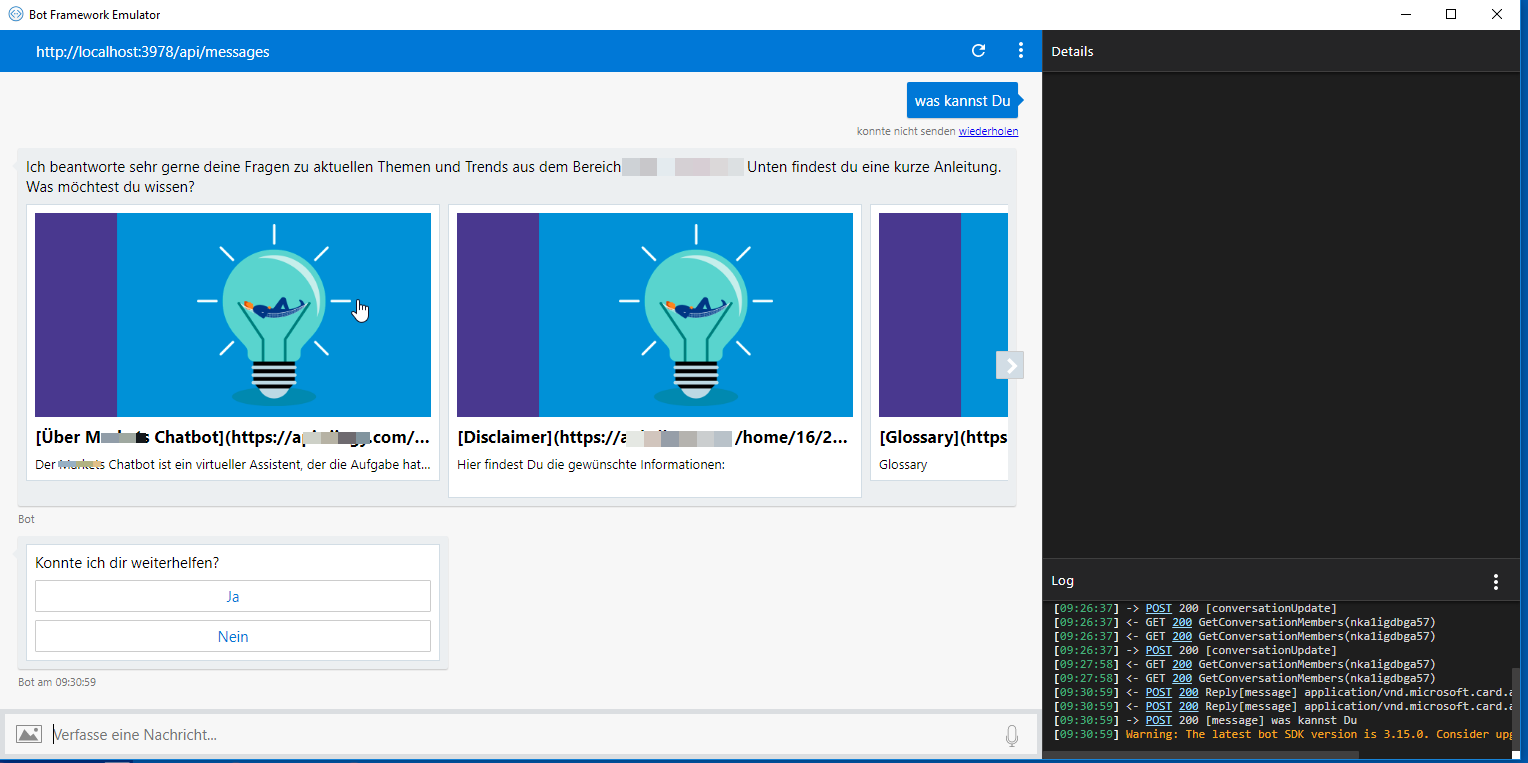Markdown rendering not working in Adaptive Cards in local build · Issue #972 · microsoft ...