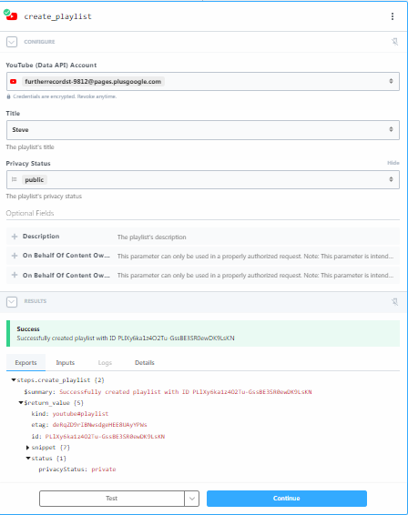 Bug Youtube Data Api Create Playlist Step · Issue 5524 · Pipedreamhqpipedream · Github