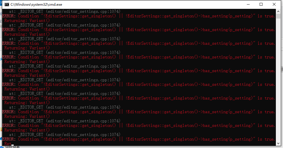 Open Project Settings Stuck When Autoload File Was Deleted · Issue