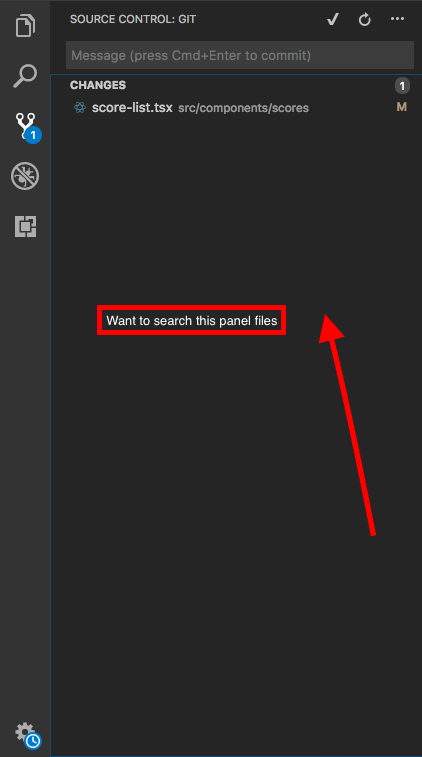 [Feature request]Support search in git changes panel · Issue #53936 ...