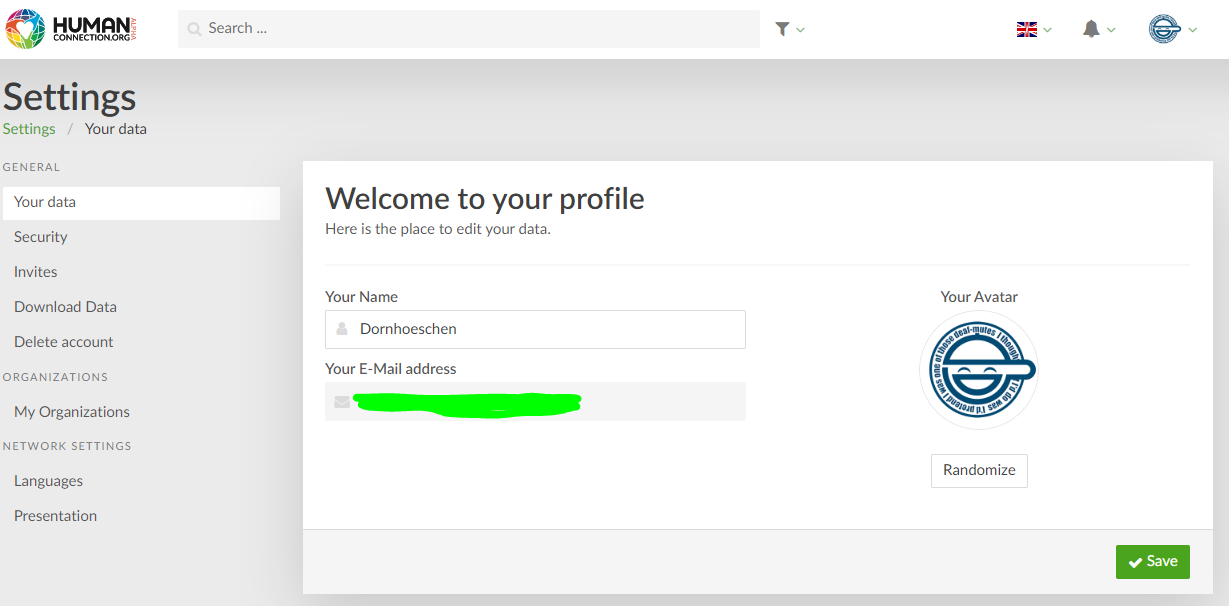 🚀 [Feature] UserSettings - YourData - Email · Issue #407 · Human-Connection/Human-Connection ...