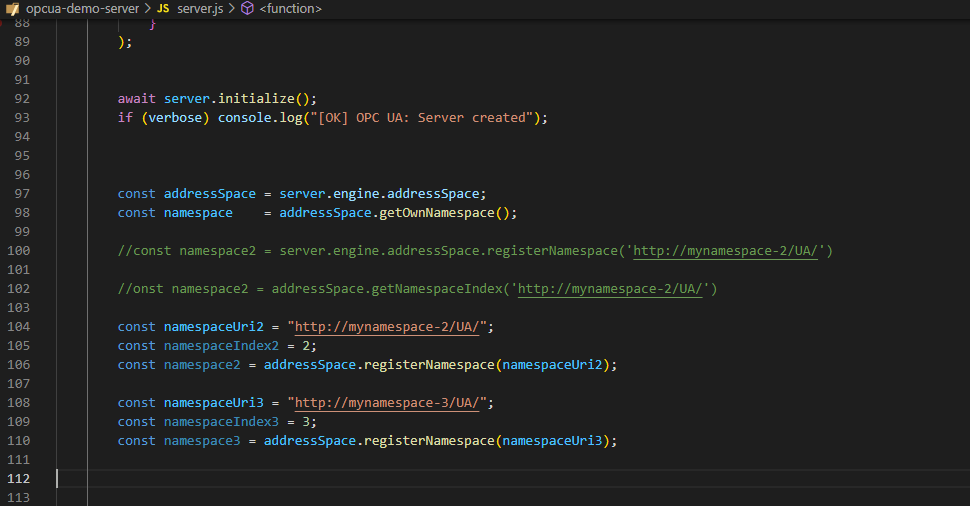 Changing namespaceindex on an opc ua server in node.js · Issue #1247 · node-opcua/node-opcua ...