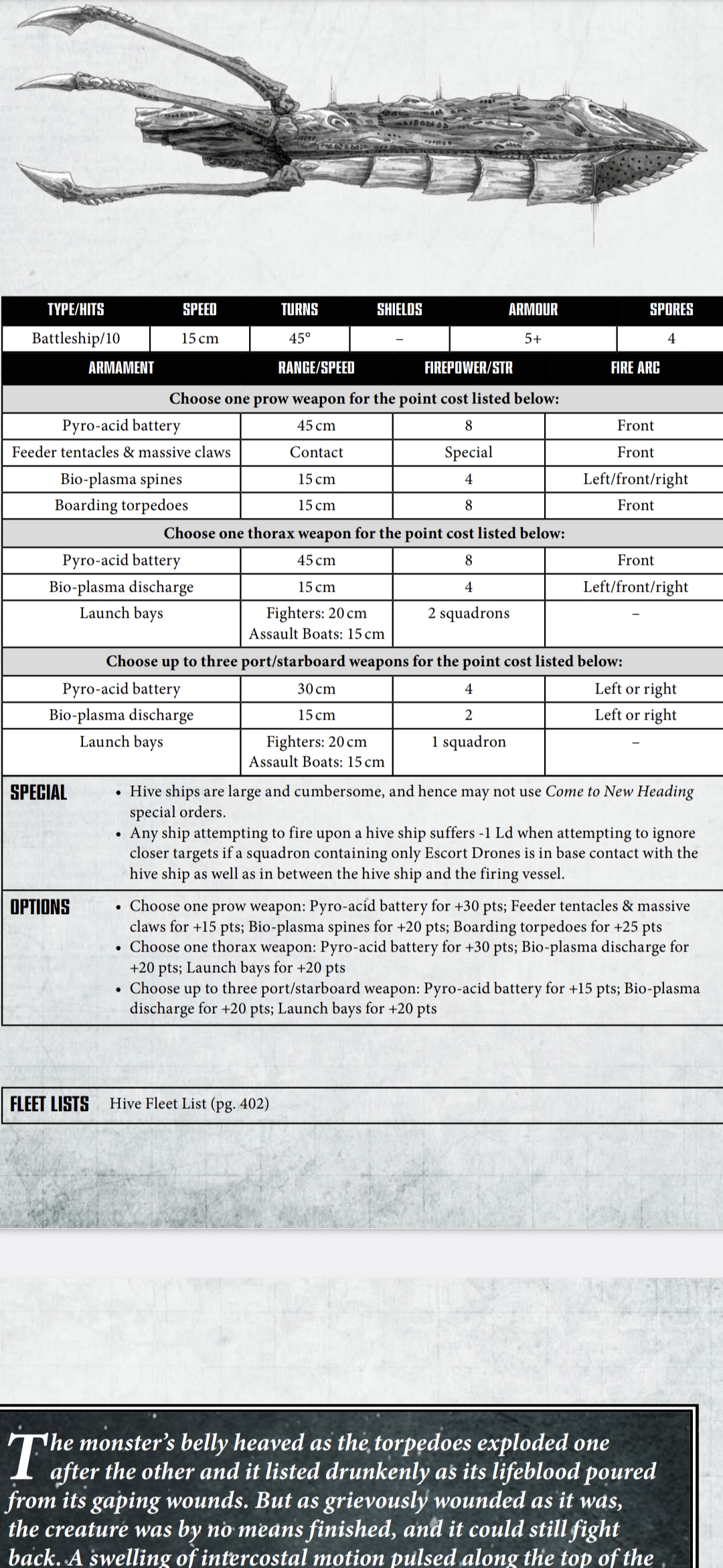 Tyranid hive ship weapons · Issue #197 · BSData/battlefleetgothic · GitHub