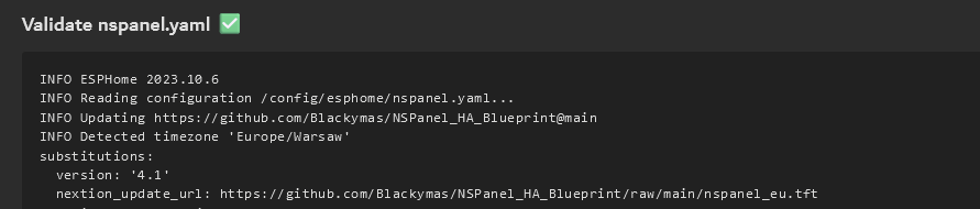 TFT version mismatch after upgrade · Issue #1289 · Blackymas/NSPanel_HA_Blueprint · GitHub