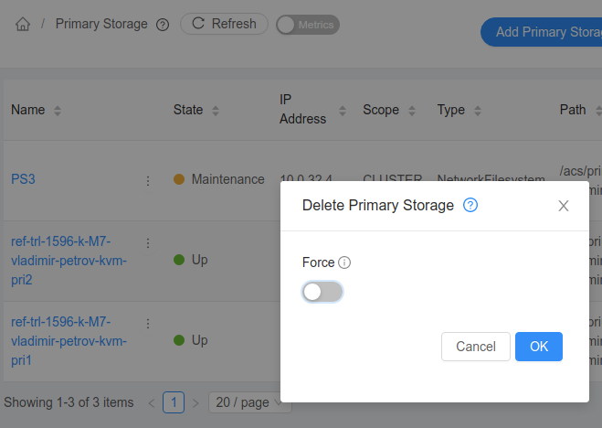 Add storage name to delete primary/secondary storage dialog · Issue #5344 · apache/cloudstack ...