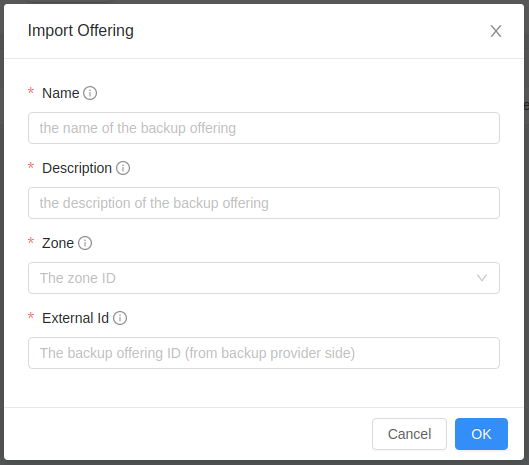 [BUG] Import backup offering: missing parameter 'allowuserdrivenbackups' · Issue #259 · apache ...